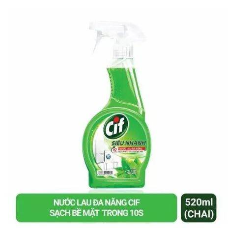 Nước lau đa năng Cif 600ml sạch bóng mọi bề mặt | Lazada.vn