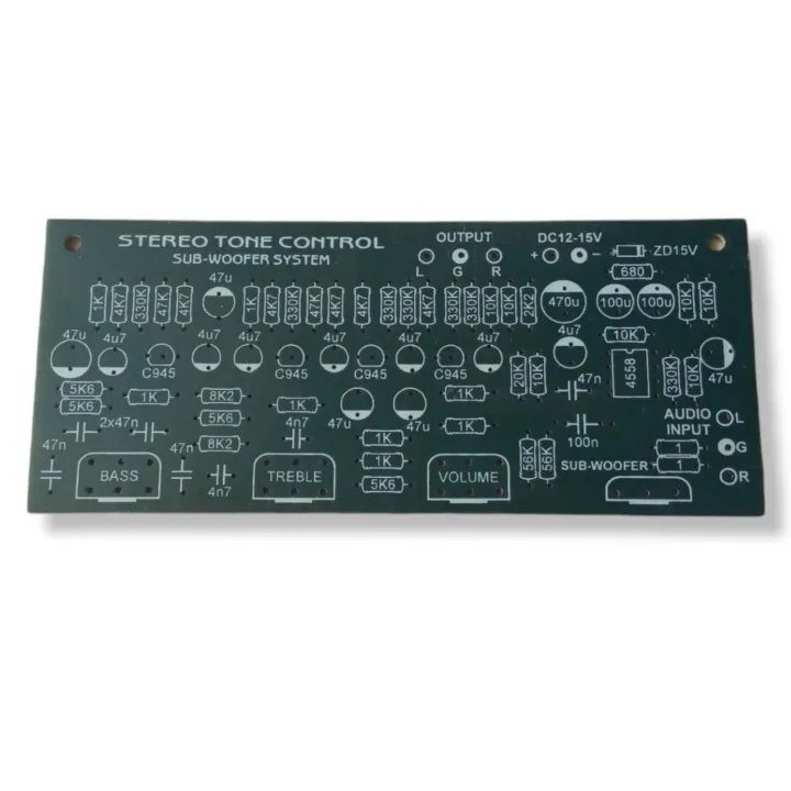 pcb tone control stereo plus sub woofer | Lazada Indonesia