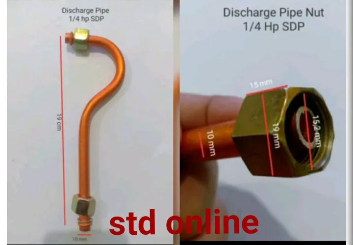 Selang ? SDP kompresor 1/4hp discharge pipe Sdp | Lazada Indonesia