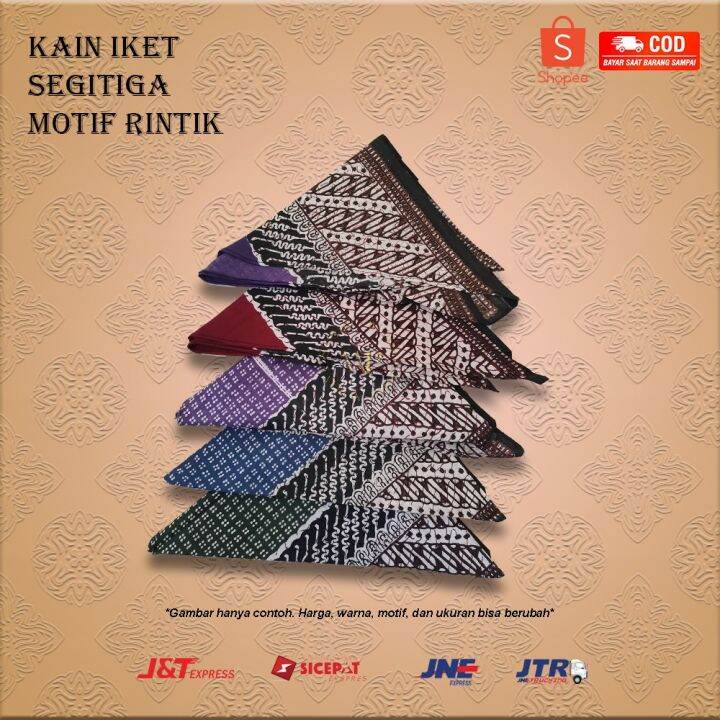IKET SEGITIGA BATIK / UDENG SEGITIGA | Lazada Indonesia
