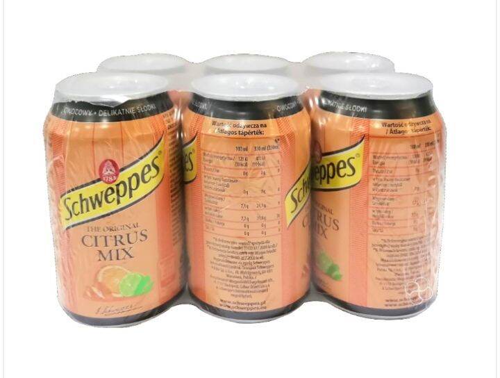 Schweppes The Original Citrus Mix 6 x 330ML | Lazada PH