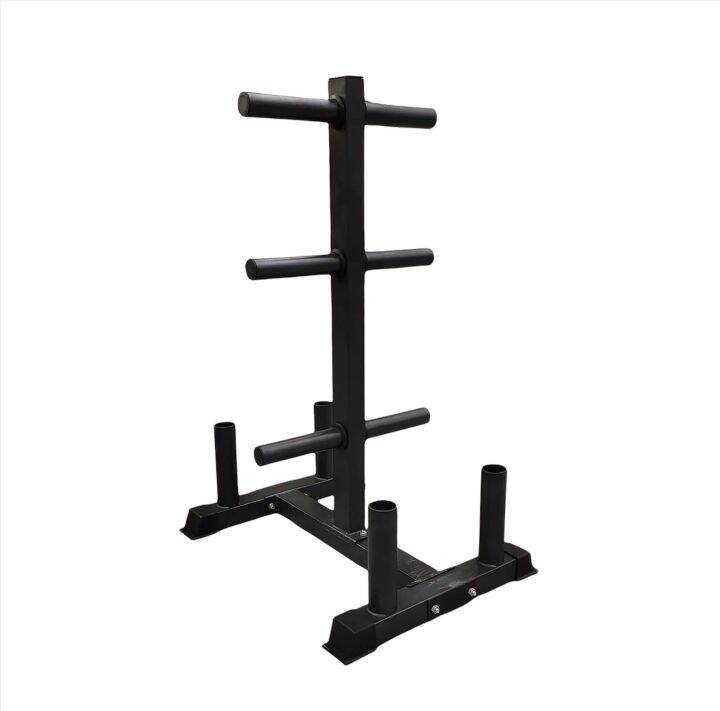 Weight Plate Rack Tree for 2 Inch Plates and Olympic Barbell, Olympic ...