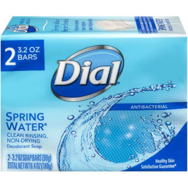 Dial Spring Water Antibacterial 2 Bars Soap | Lazada PH