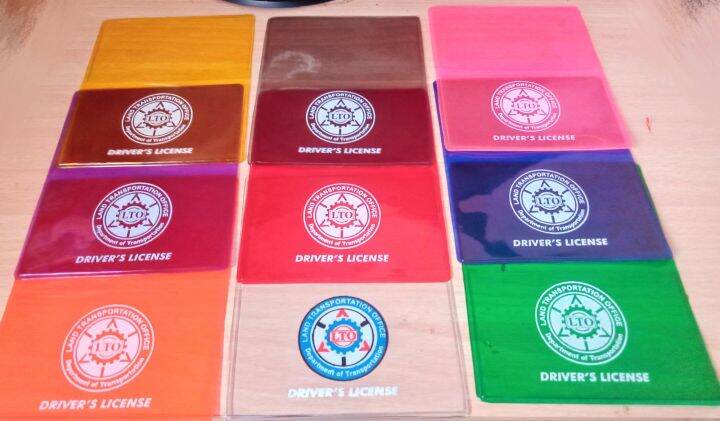 Driver's License Transparent Card Holder / Card Jacket with logo ...