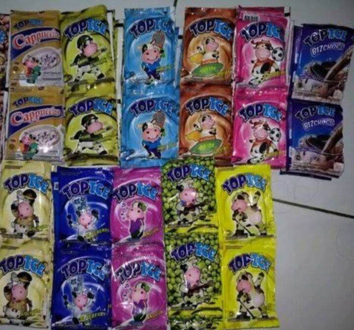 Top Ice Minuman Serbuk Top Ice Cappucino Top Ice Blueberry Top Ice ...
