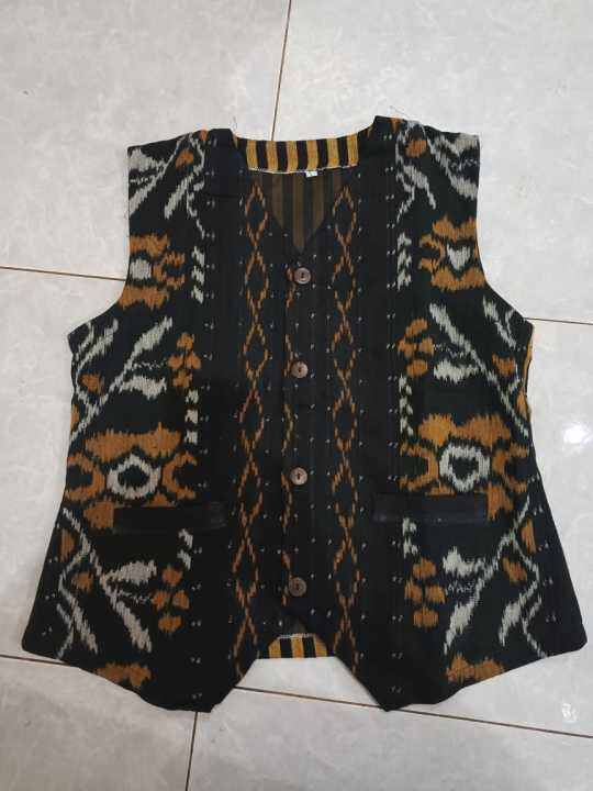 Rompi tenun - Fest tenun - tenun murah - blazer tenun | Lazada Indonesia