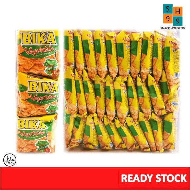 【12g X 30 Packs】 Bika Vegetable Flavoured Snack 【SnackHouse99】 | Lazada