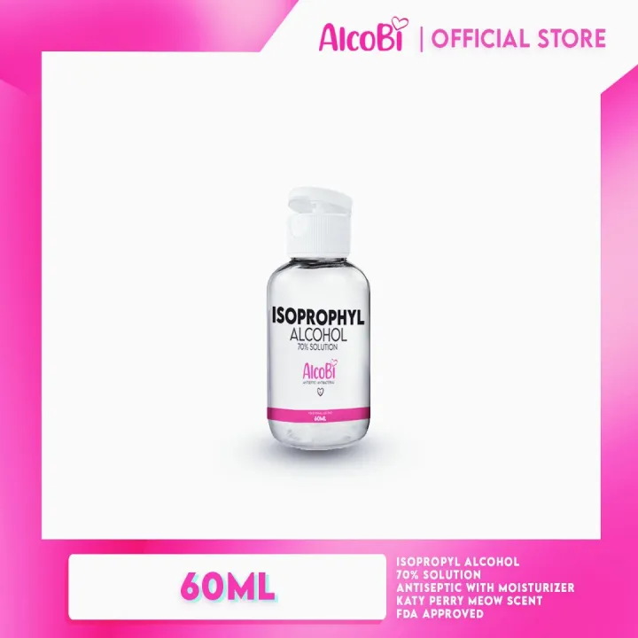 ALCOBI ISOPROPYL ALCOHOL 60ML FLIPCAP | Lazada PH