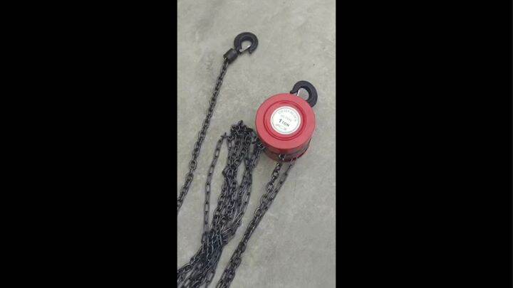 5Ton Heavy Duty Chain Block Lifting 3 Meter HS-type Chain Hoist Rantai ...