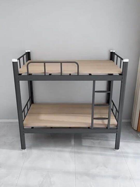 Iron bunk bed student dormitory iron bed heavy-duty extra-thick steel ...