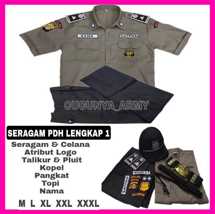 Seragam Security Terbaru / Seragam PDH Terbaru LENGKAP / Seragam ...