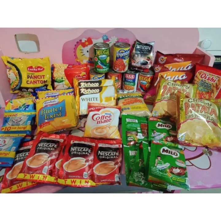 Grocery essentials food package worth 529 | Lazada PH