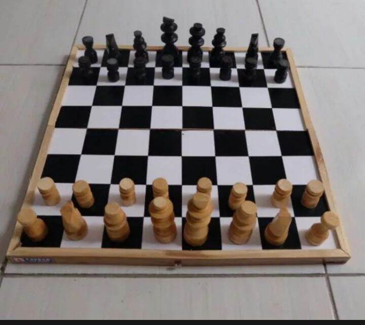 TERLARIS-PAPAN CATUR KAYU ASLI BERMACAM UKURAN / PAPAN CATUR ...