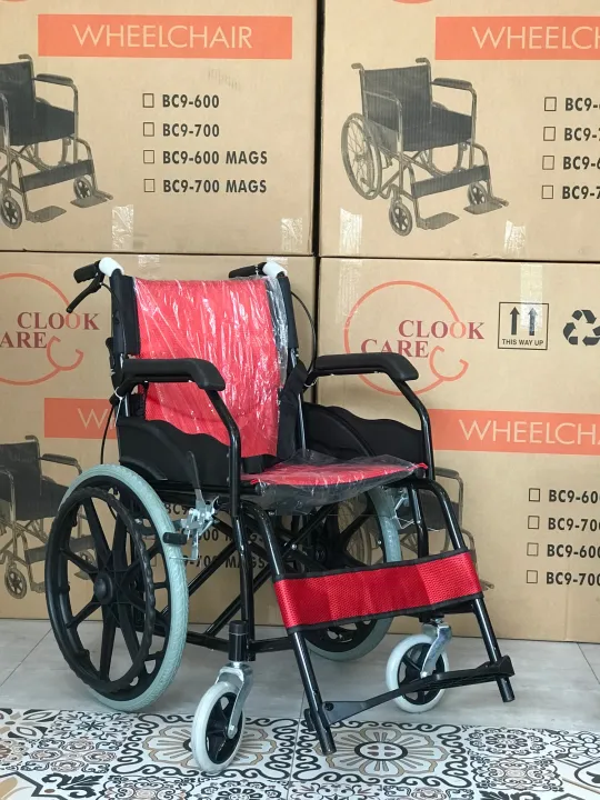 Lightweight Adult Travel Wheelchair Big Wheels with Handbrake | Lazada PH