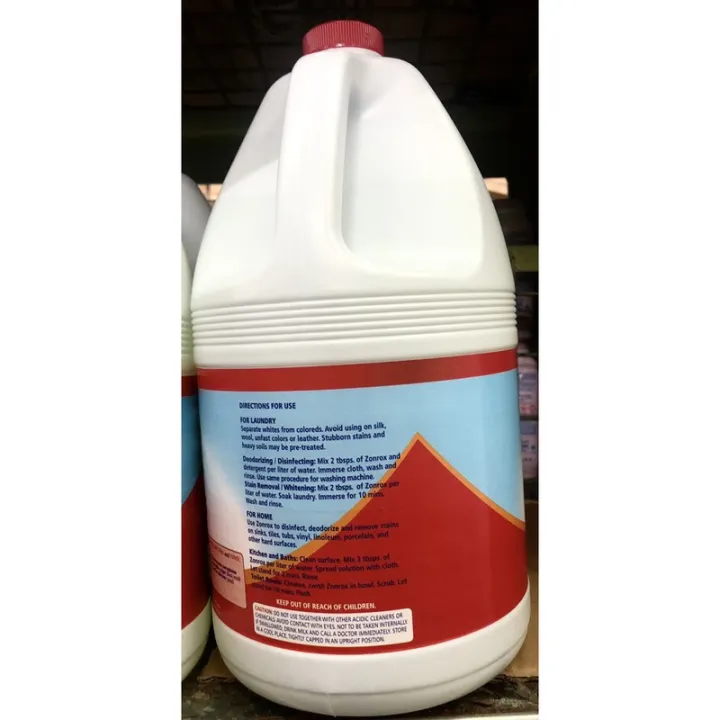 1 gal. zonrox original flavor | Lazada PH
