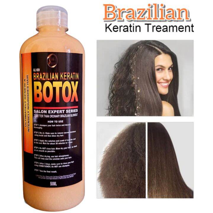 Brazilian Hair Botox Keratin Treatment With Straightening Effect