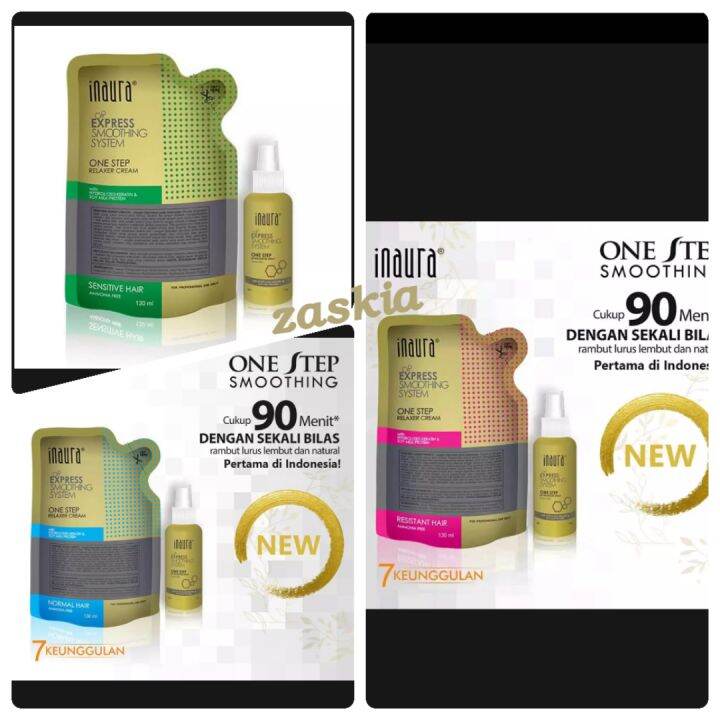 INAURA MINIPOUCH ONE STEP EXPRESS SMOOTHING SYSTEM 130ml + 50ml ...