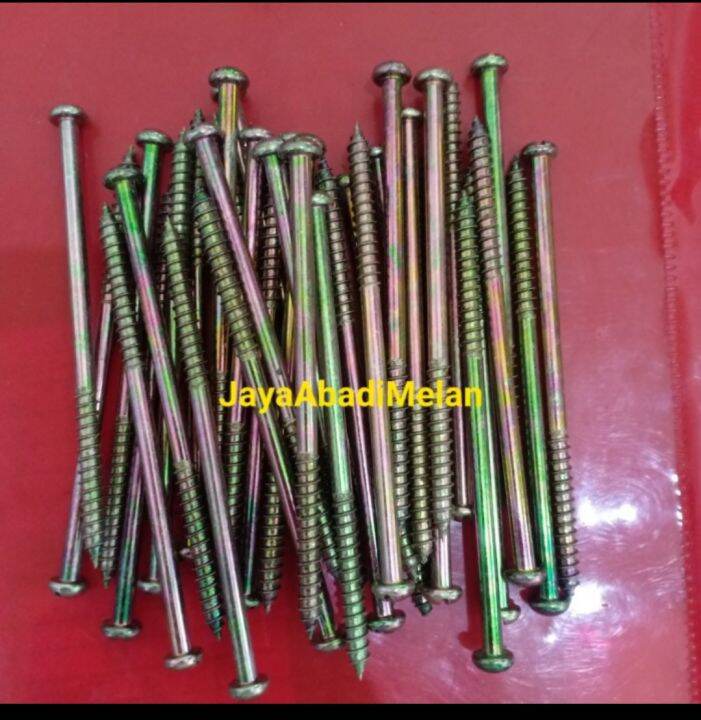 SKRUP ASBES PER 10 PCS BAUT SEKRUP ATAP ASBES M5 x 100 | Lazada Indonesia
