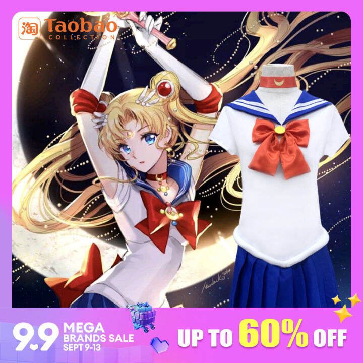 Sailor Moon Cos Costume Sailor Moon Sailor Moon Clothes Cosplay Full ...