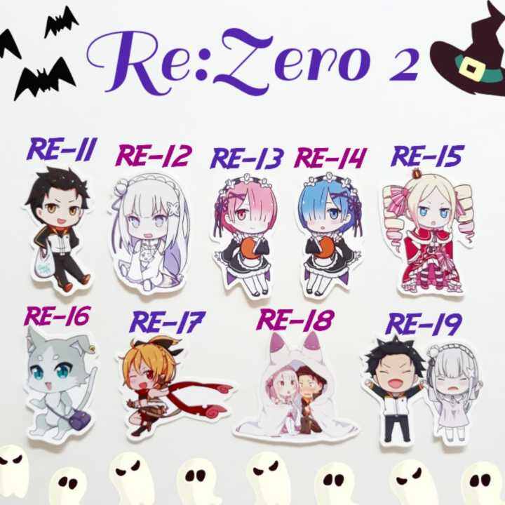 Sticker Anime ReZero kara Hajimeru Isekai Seikatsu 2 Re Zero Re:Zero ...