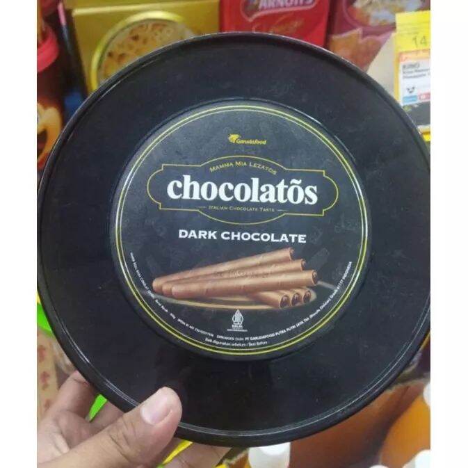 CHOCOLATOS KALENG WAFER ROLL COKLAT | Lazada Indonesia