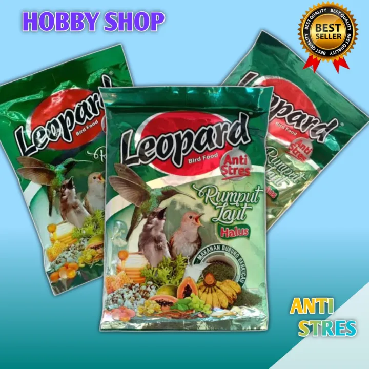 Leopard Halus Rumput Laut Pur Voer Halus Pakan Makanan Burunv Pleci ...