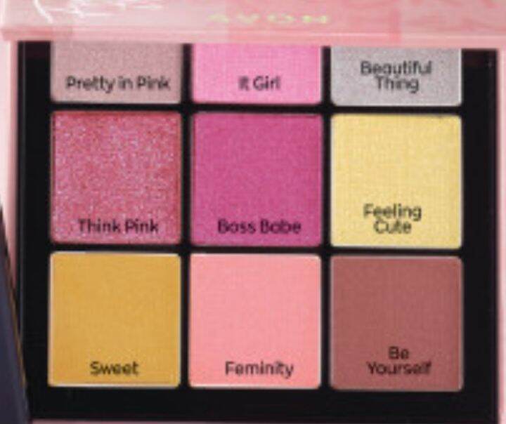 AVON VIVA LA PINK, Rosey Days, ,Queen Bee Eyeshadow Palette 10.8 grams ...