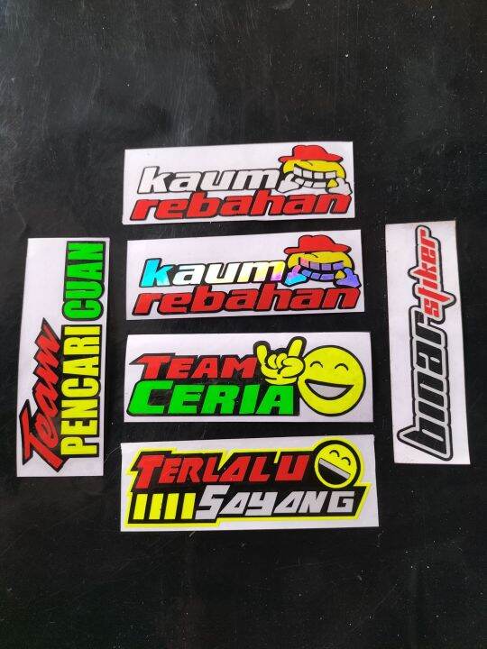 STIKER CUTTING KATA KATA KAUM REBAHAN | Lazada Indonesia