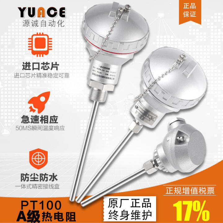 High Temperature Pt100 Temperature Sensor Wzp-pt100 Thermal Resistance ...