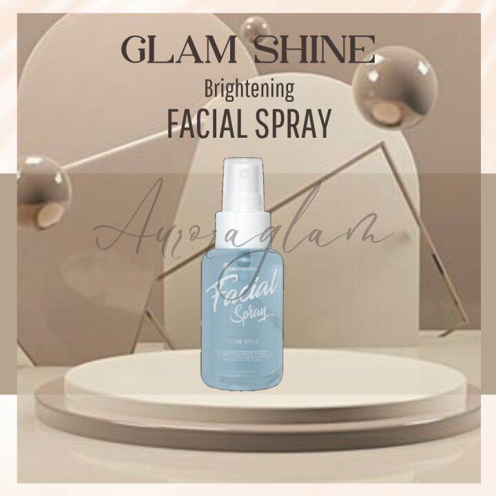 GLAM SHINE FACIAL SPRAY skincare simpel auto glowing tinggal spray ...