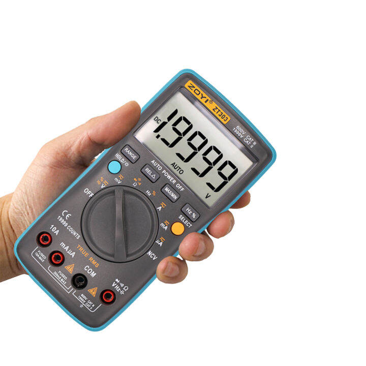 Digital Multimeter DC 1000V High precision True RMS Auto Range AC/DC ...