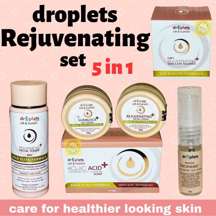 Droplets Rejuvenating set with serum (5 in 1) | Lazada PH