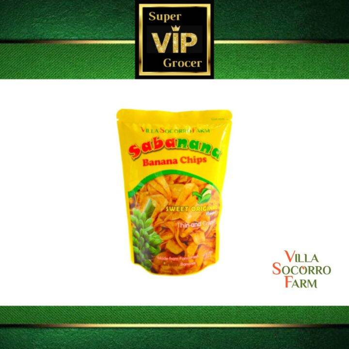 Villa Socorro Farm Sabanana Banana Chips (100 Grams) | Lazada PH