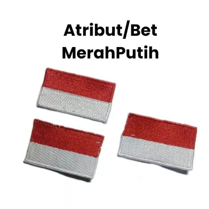 ATRIBUT / BET LOGO MERAH PUTIH (REALPICT) | Lazada Indonesia