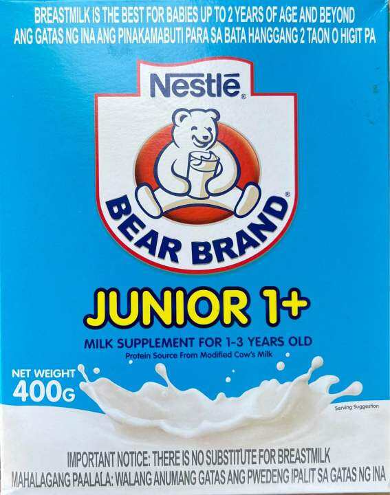 BEAR BRAND Jr 1+ ( 400g) | Lazada PH