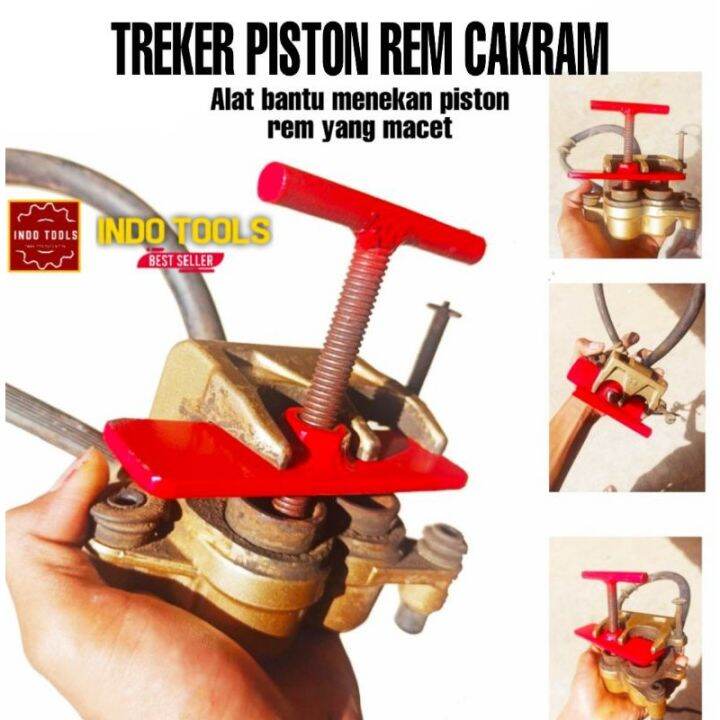 TREKER REM CAKRAM MOBIL DAN MOTOR ALAT PENEKAN REM CAKRAM | Lazada ...