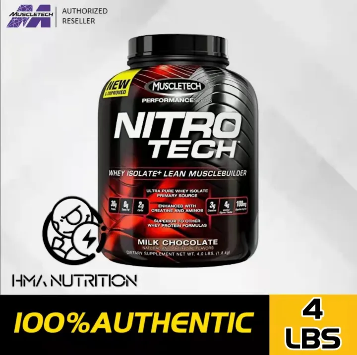 MuscleTech Nitro Tech (4LBS.) NitroTech [Whey Protein] | Lazada
