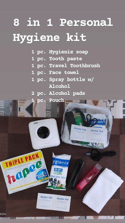 8 in 1 Personal hygiene kit | Lazada PH