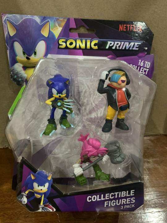 Sonic prime collectible figures sonic amy | Lazada PH