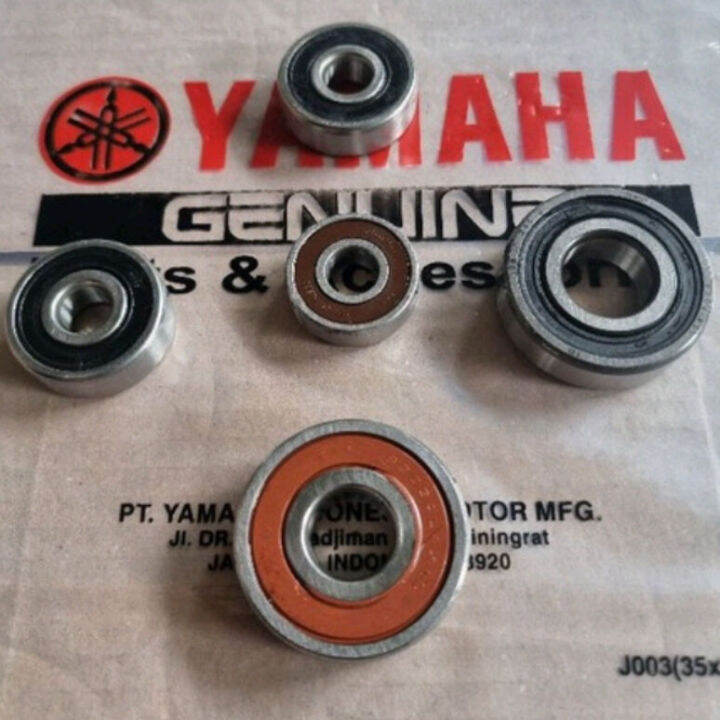 Bearing/ Laker CVT full set isi 5 pcs Yamaha Mio M3, Mio Z, Soul GT 125 ...