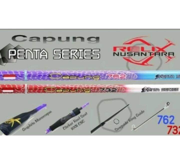 Joran Casting UL Relix Nusantara Capung 762 5-10lb spinning Carbon | Lazada Indonesia