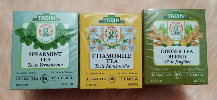 Tadin Chamomile, Ginger, Spearmint Tea 10 bags | Lazada PH