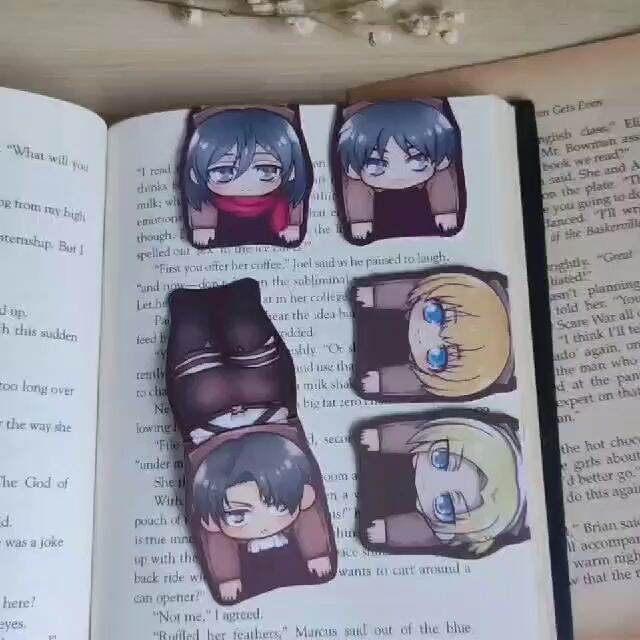 Attack on Titan Magnetic Bookmarks | Lazada PH