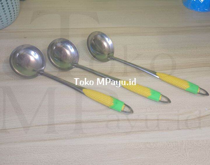 Sepatula Irus Jagung Small Sondok Soup motif jagung | Lazada Indonesia