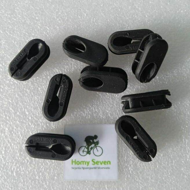 Karet frame jalur kabel dalam / Cable guide rubber sepeda (ukuran 2cm ...