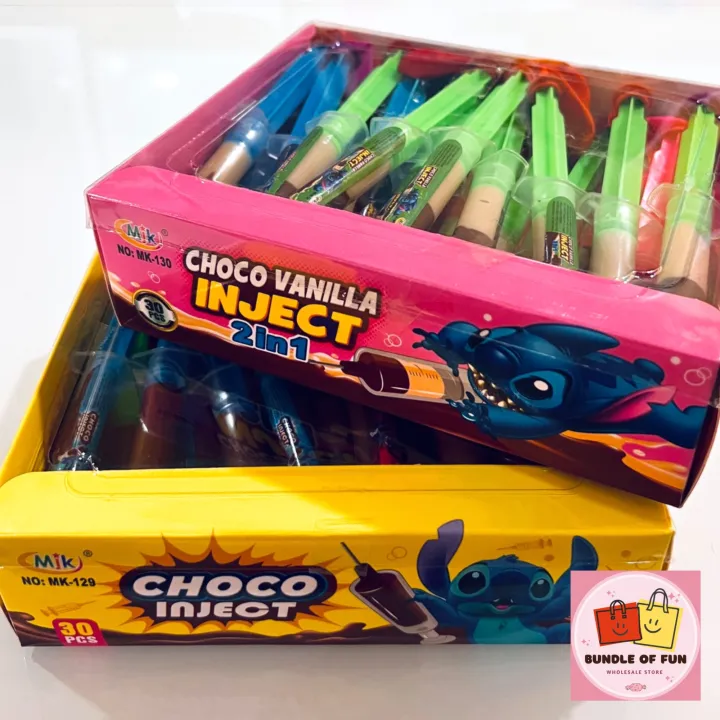 30 pcs Choco Inject Shot for kids / Party giveaway / Lootbag fillers ...