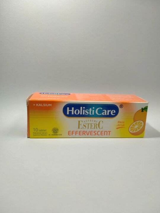 holisticare Ester-C effervescent 10 tablet (jeruk) | Lazada Indonesia