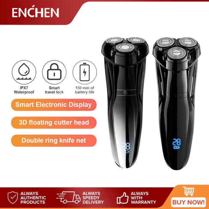 ENCHEN Electric Shaver 3D Shaver for man Floating Razors Beard Self ...