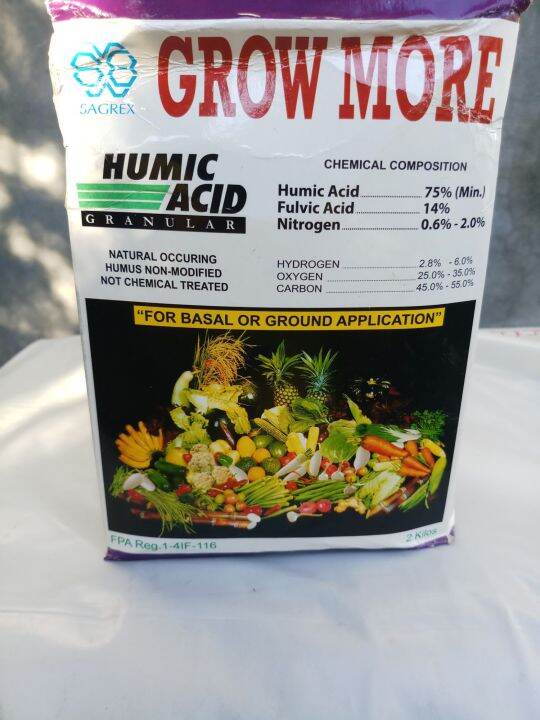 Grow More HUMIC ACID GRANULAR ( 2 KGS WT. PER BOX) | Lazada PH