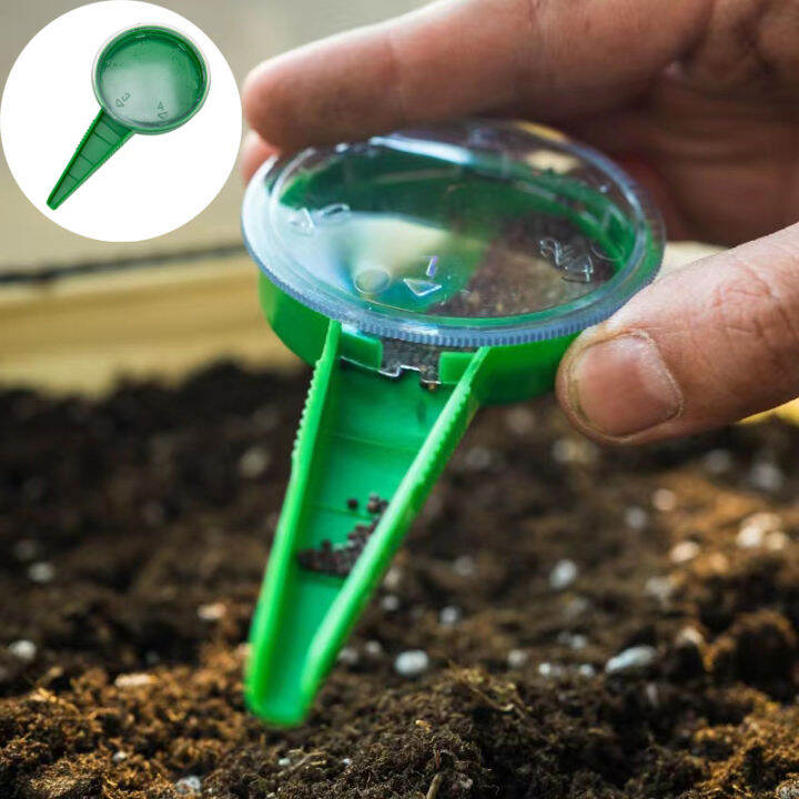 1 Pcs Seed Dispenser Garden Tool Adjustable 5 Sizes Seeder Sower Flower ...